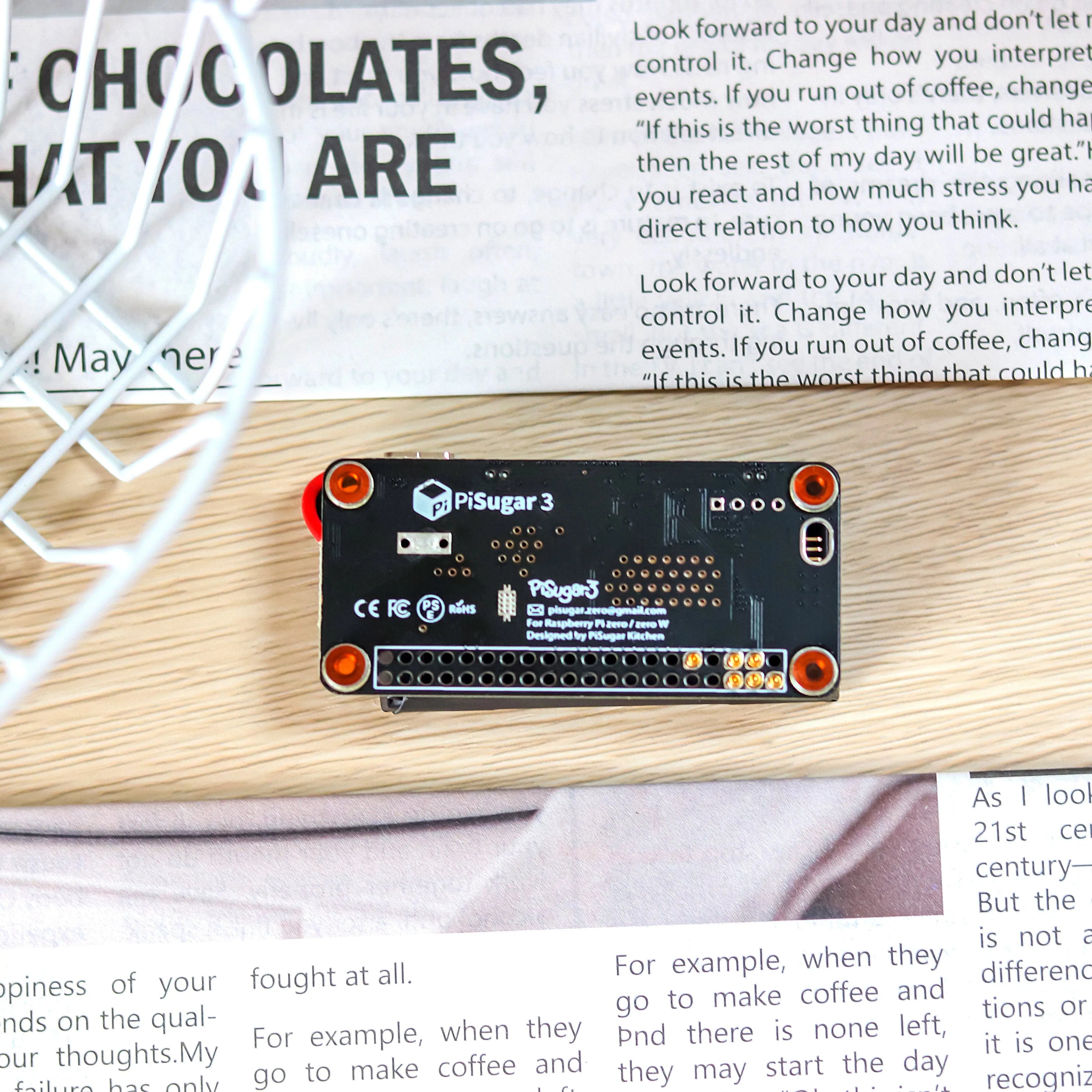 Raspberry Pi Zero Battery PiSugar 3 compact design for handy project ...