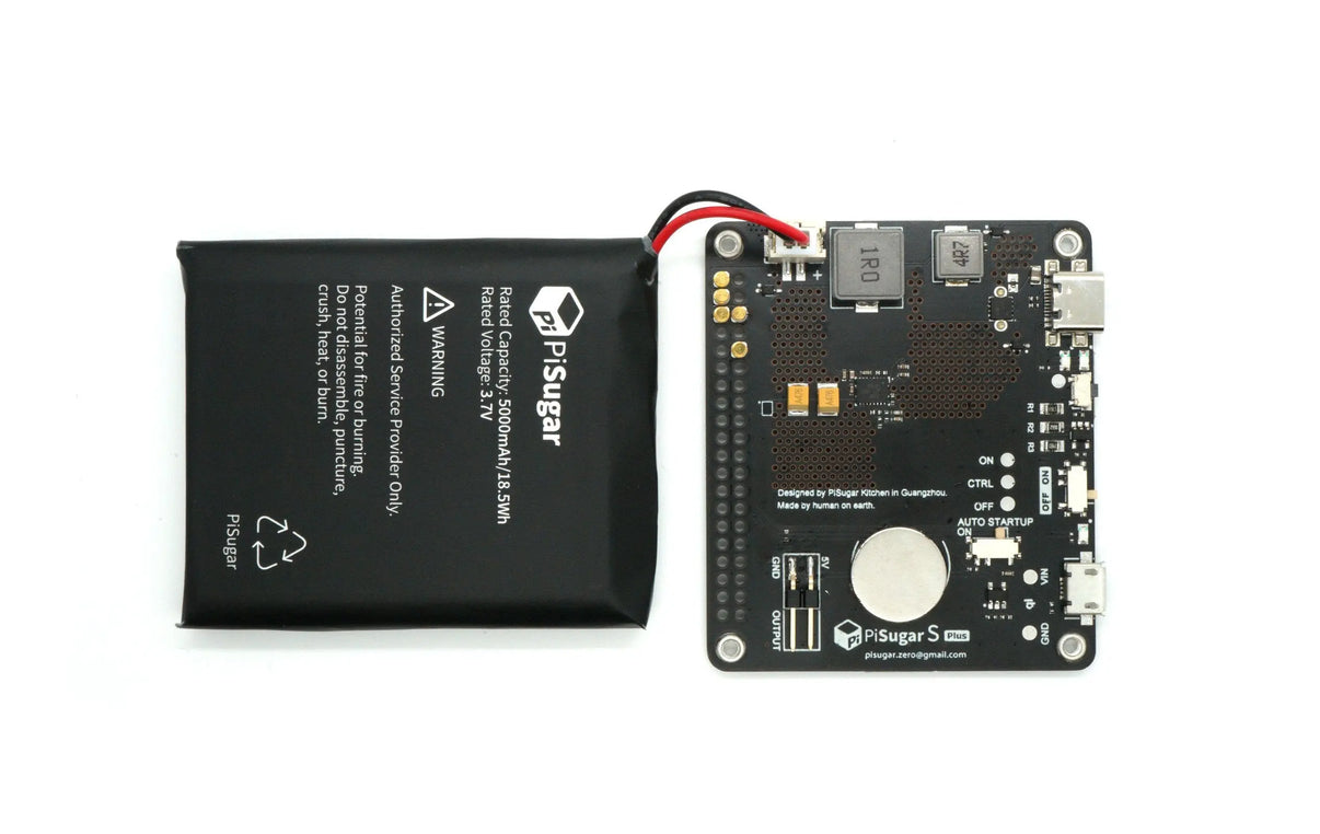 Raspberry Pi UPS - PiSugar S Plus 5000 mAh Battery – PiSugar Kitchen