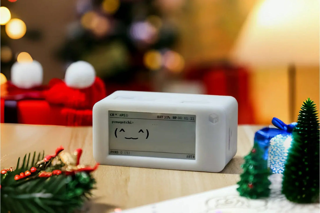 Pwnagotchi Complete Pack - Pi0w-PiSugar2-eink-case - PiSugar Kitchen